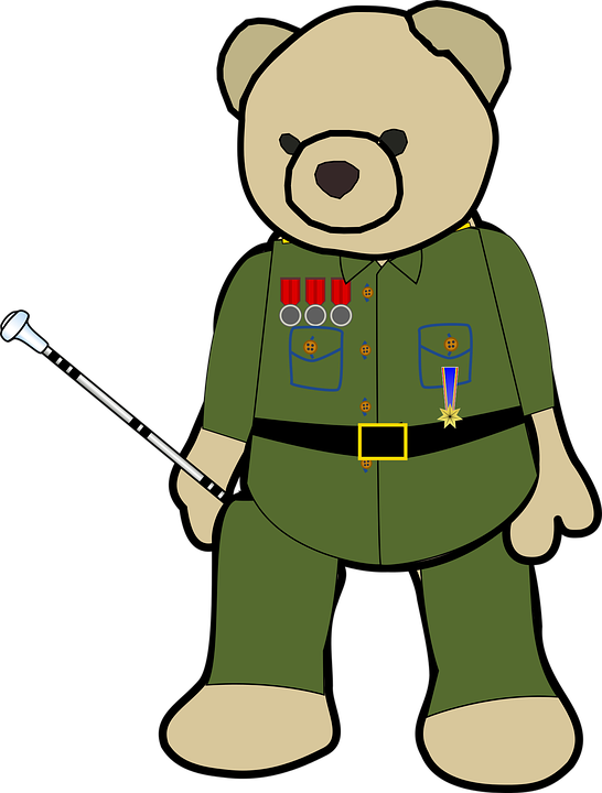 Download Military Medic Bear Cartoon Character Stock Vector - Field ...