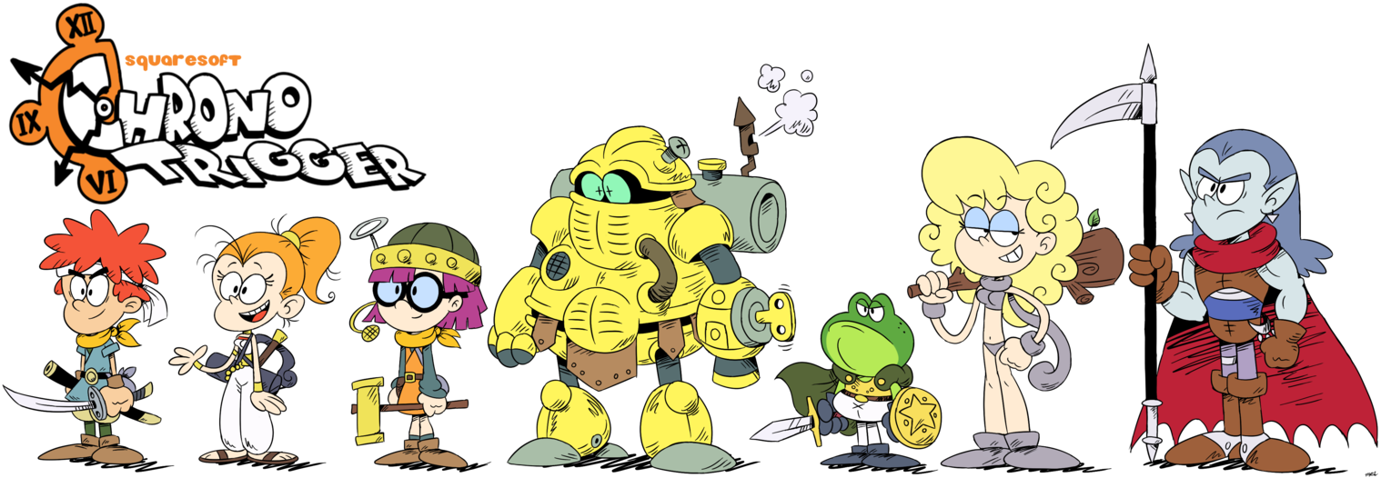 Download Squaresoft Vi 6 0 0 Chrono Trigger Cartoon Vertebrate - Loud ...