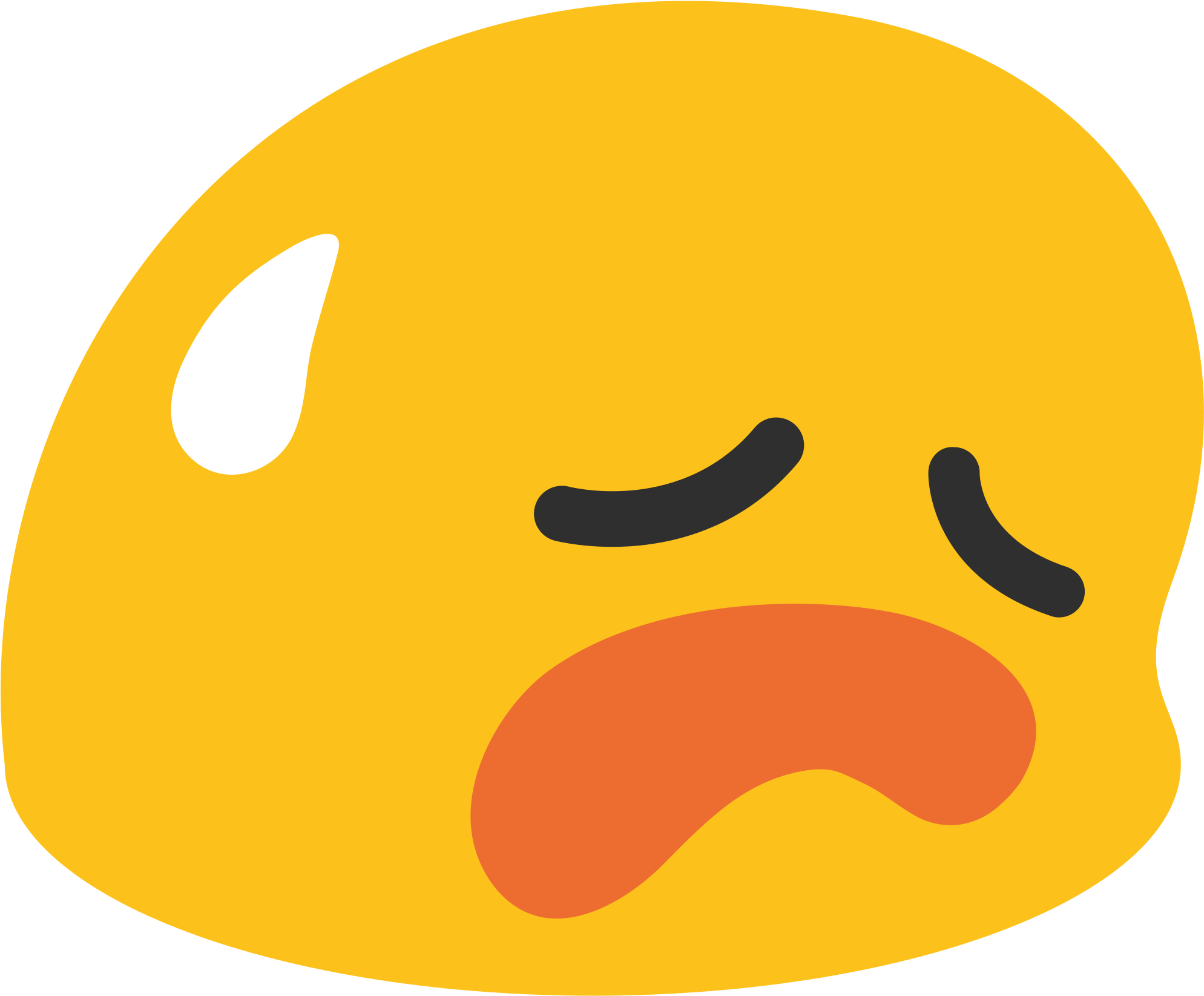 Download Ratskywatsky - Disappointed But Relieved Face Emoji - Full Size PNG Image - PNGkit