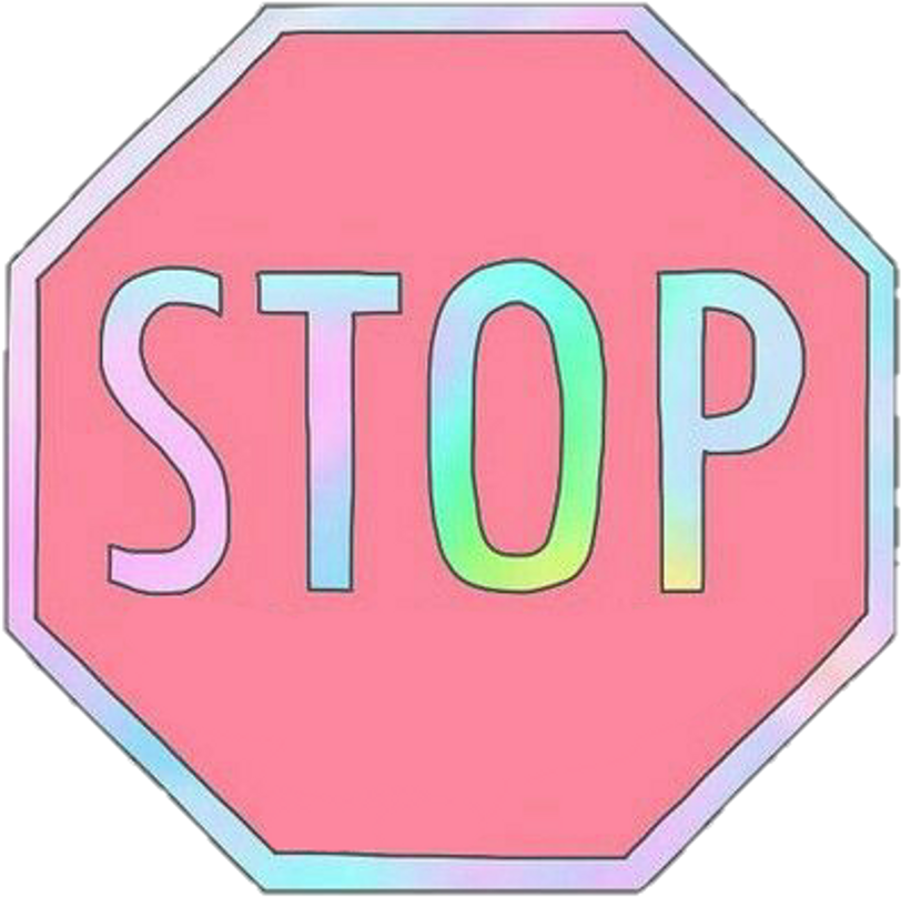 Download Stop Png Tumblr Download - Cute Stop Sign - Full Size PNG ...