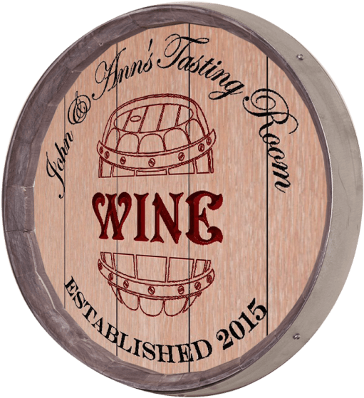 Download Wine - Personalized Wine Carving Sign - Full Size PNG Image ...