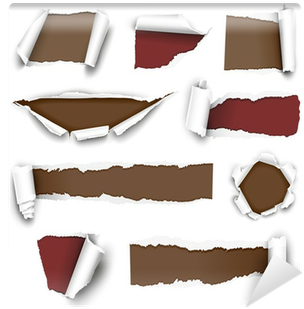 Download Сollection Of Torn Paper - Red Paper Crack - Full Size PNG ...