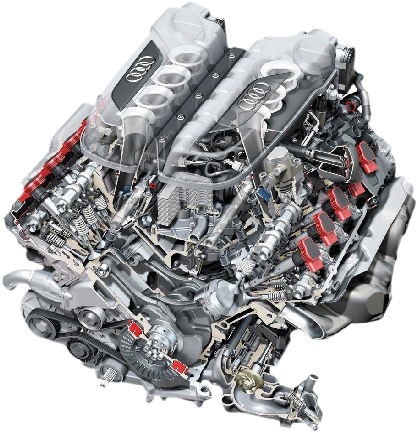 Download V10 5.0 Lamborghini Engine - Full Size PNG Image - PNGkit