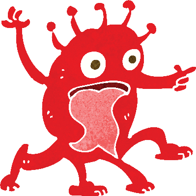 Download Alien Clipart Red - Cartoon - Full Size PNG Image - PNGkit