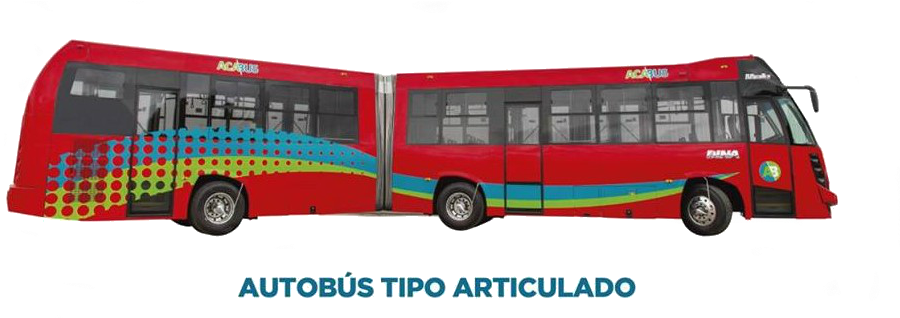 Download Acabús Articulado - Acabus Estaciones - Full Size PNG Image ...