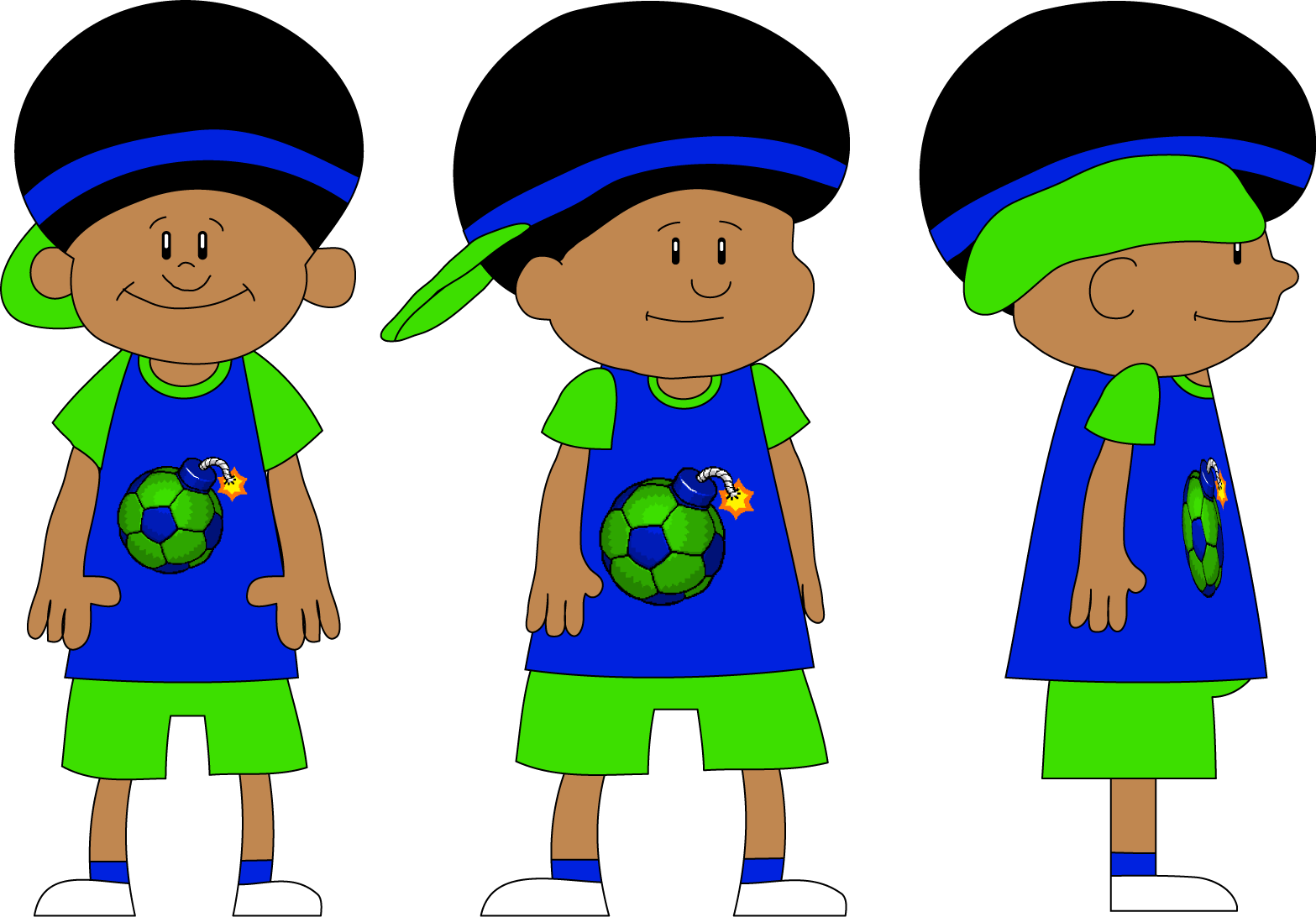 Download Dante Robinson - Backyard Sports Fanon - Full Size PNG Image ...
