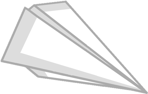 Download Paper Airplane Transparent Body Asset - Object Overload Paper ...