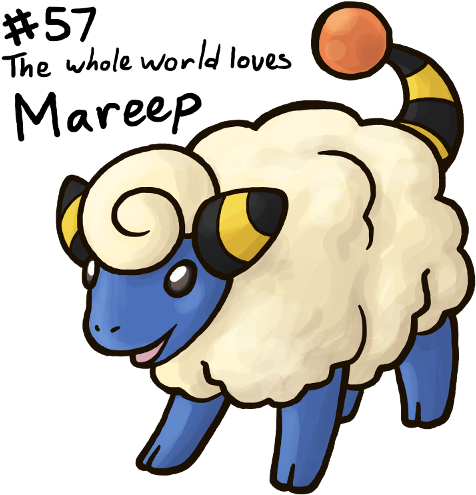 Download Mareep - Full Size PNG Image - PNGkit