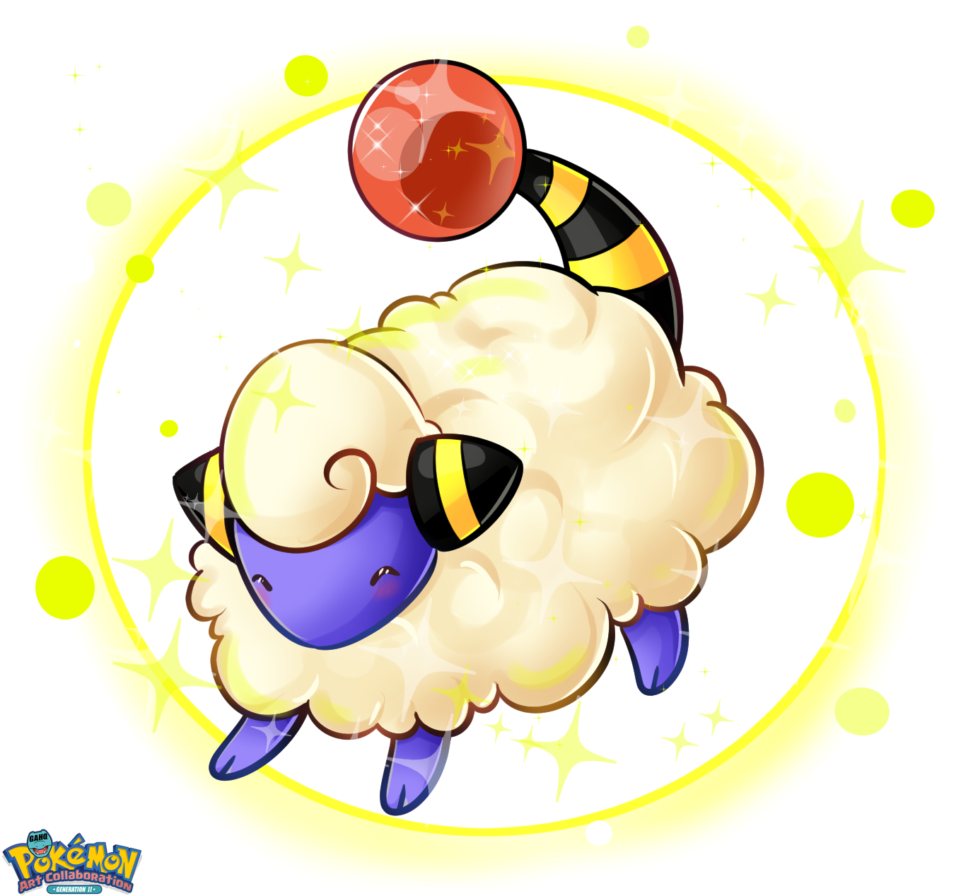 Download #179 Mareep Used Charge In The Game Art Hq Pokemon - Mareep ...