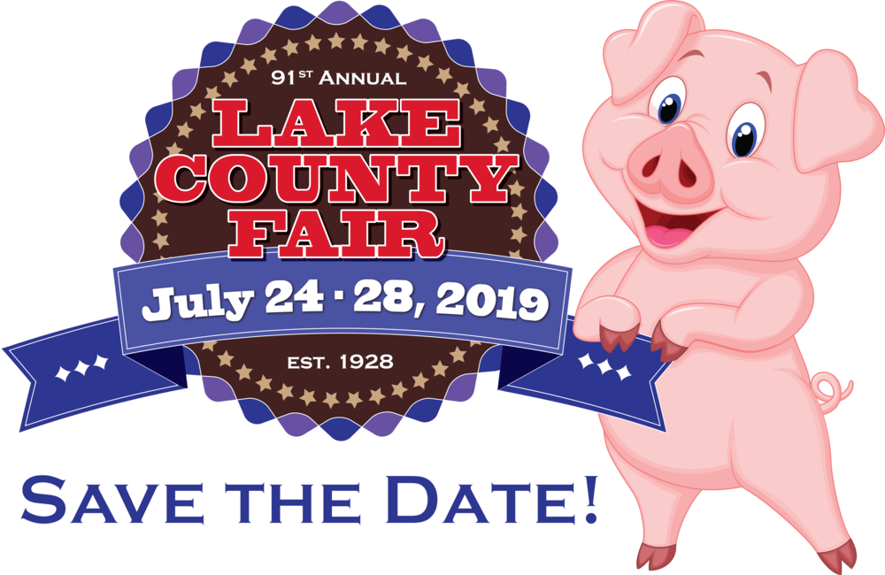 Download 2019 Fair Logo Savethedate Web - Lake County Fair Logo - Full ...