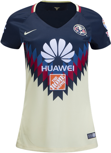 Download 17/18 Nike Club America Womens Home Jersey - Playeras De Club ...
