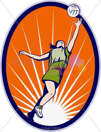 Download Stock Illustration Of Cartoon Drawing Of Netball Player ...