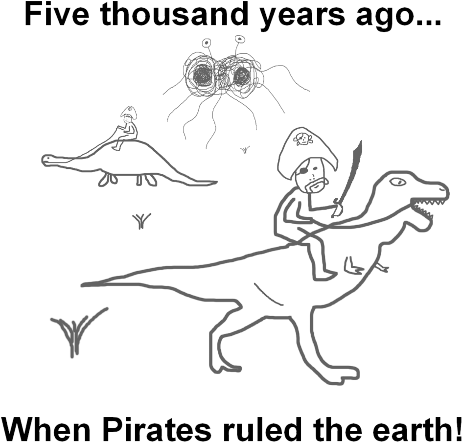 Download Aargh - Flying Spaghetti Monster Vs Raptor Jesus - Full Size ...