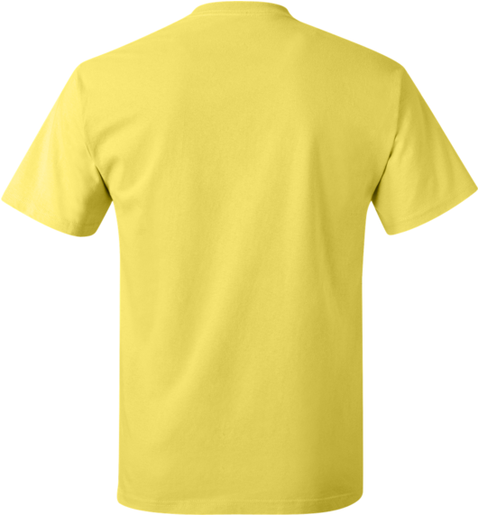Download Transparent Yellow T Shirt Back Png - PNGkit