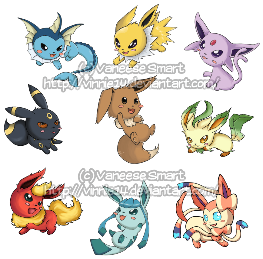 Download Eevee Evolutions Can You Name All Their Types - 3 Evolutions ...