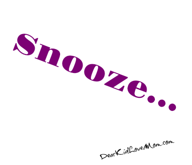 Download Snooze - Dearkidlovemom - Com - Circle - Full Size PNG Image ...
