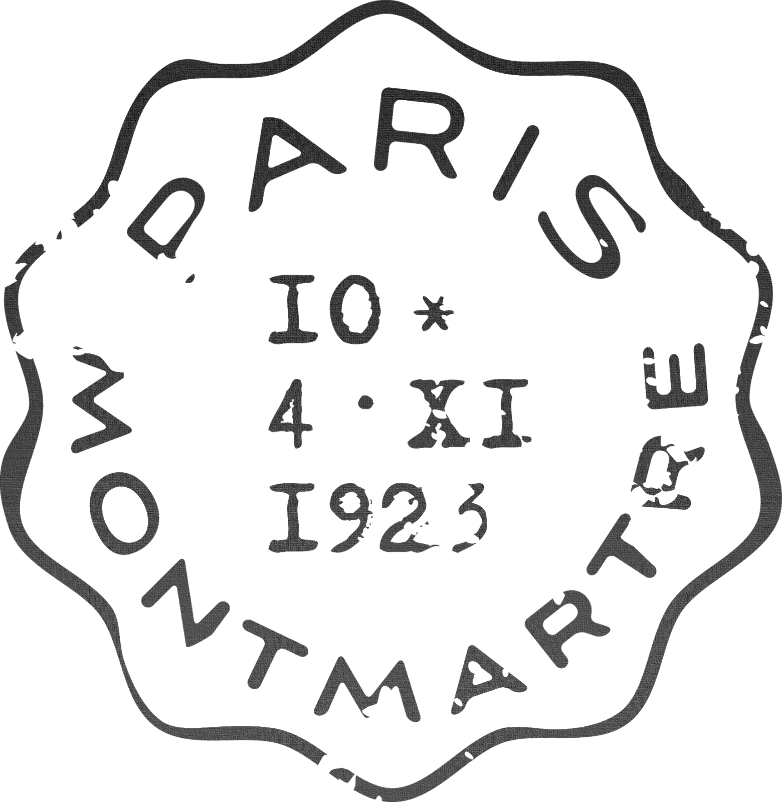Paris Stamp Png