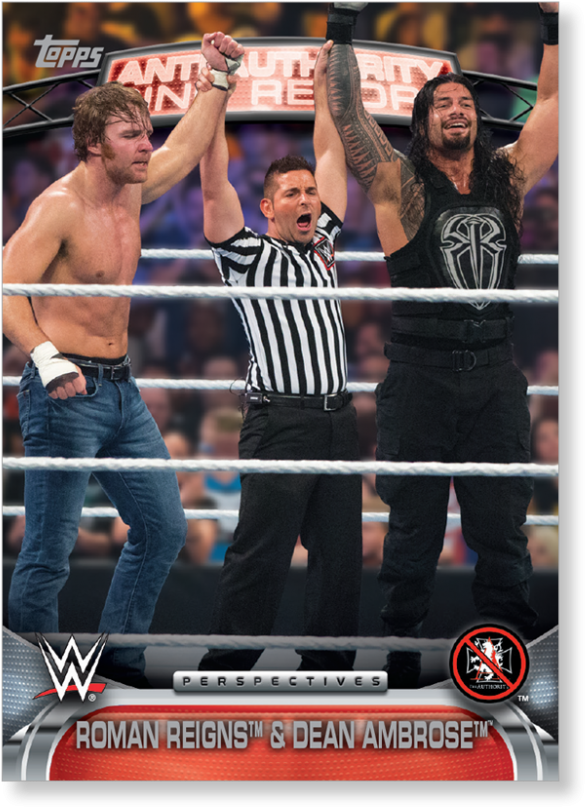 Download 2016 Topps Wwe Roman Reigns - Amateur Boxing - Full Size PNG ...