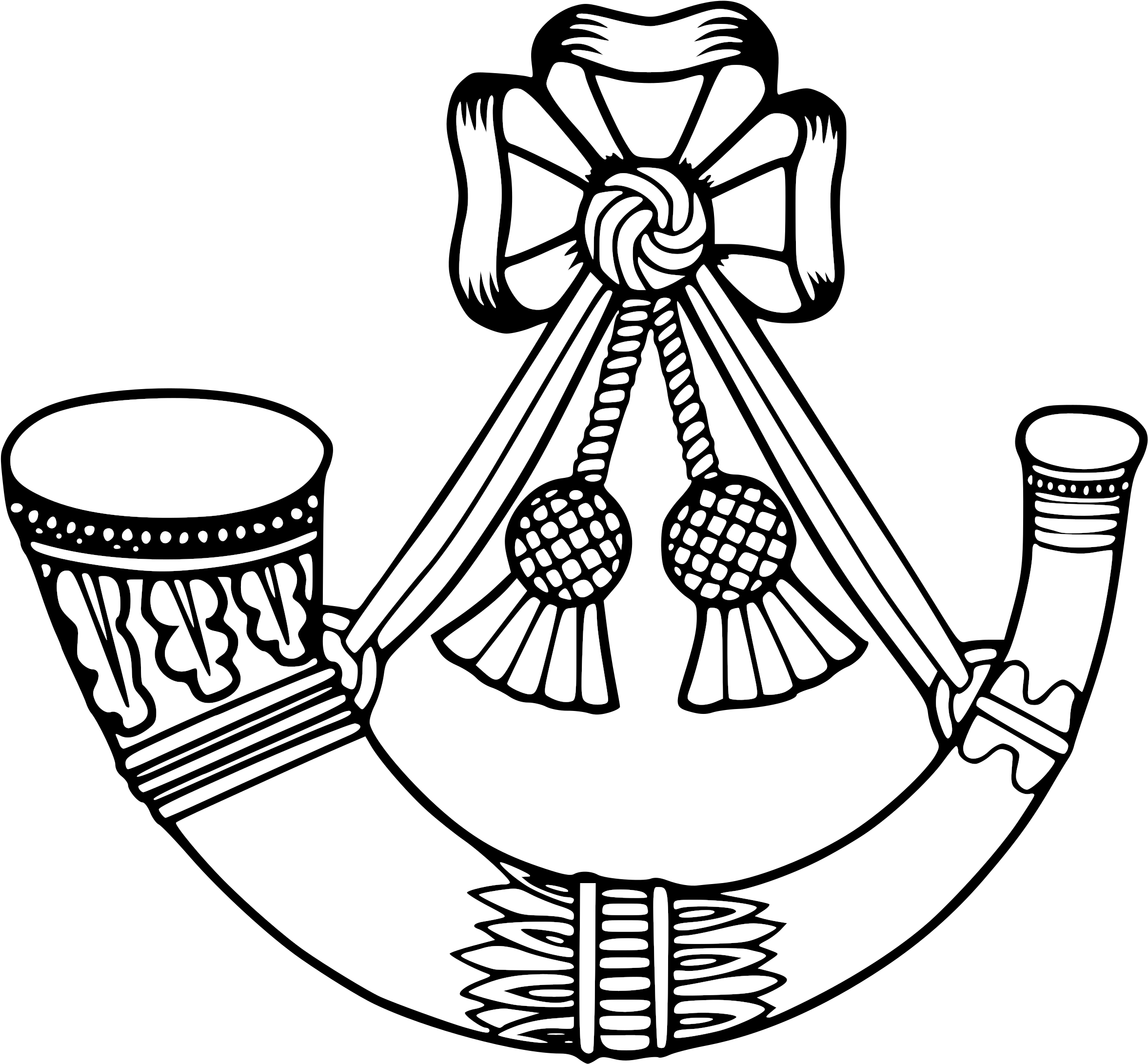 Download Big Image Png Clipart - Rifles Regiment Cap Badge - Full Size ...