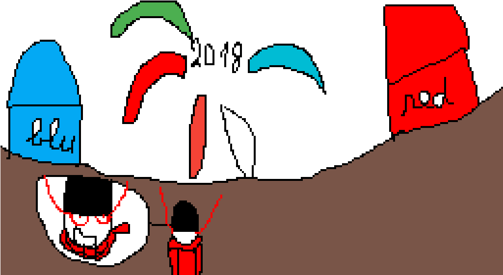 Download Happy New Yeah Guy - Cartoon - Full Size PNG Image - PNGkit