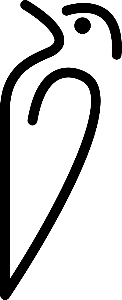 Download Bird Outline Variant - Full Size PNG Image - PNGkit