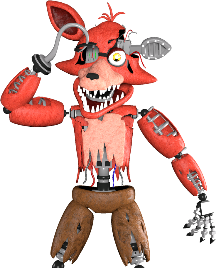 Download Withered Foxy [render] By Arrancon On Deviantart - Full Size ...