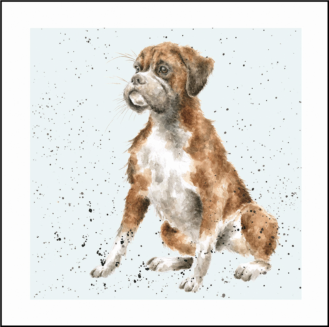 Download Boxer Dog Greeting Or Birthday Card - Wrendale A Dogs Life ...