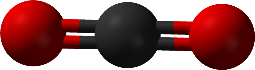 Download Transparent Carbon Dioxide 3d Balls - Co2 3d Structure - PNGkit