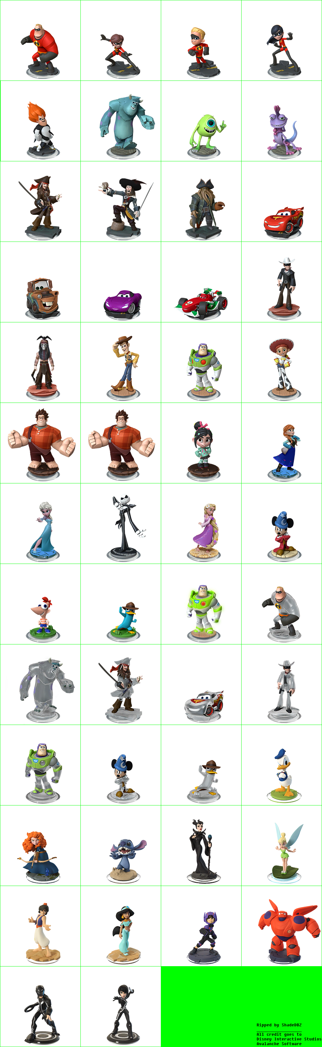 Download Click For Full Sized Image Disney Character Previews - Small ...