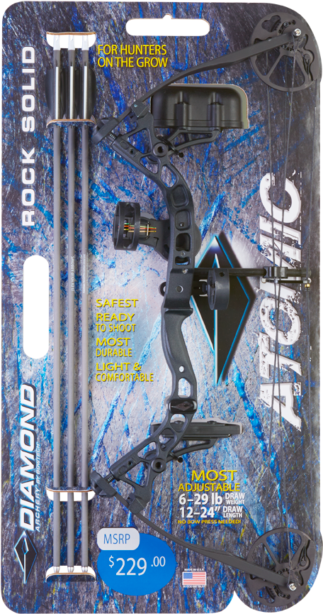 Download Arctic Package - Diamond Atomic Bow - Full Size PNG Image - PNGkit