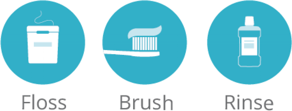 Download Floss Brush Teeth Rinse - Full Size PNG Image - PNGkit