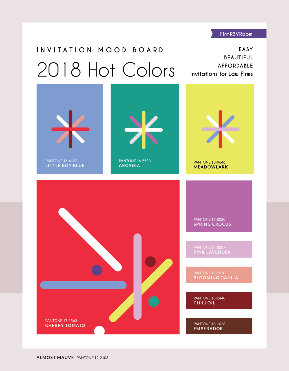 Download 2018 Hot Colors - Diagram - Full Size PNG Image - PNGkit