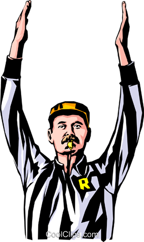 Download Referee Awarding Touchdown Royalty Free Vector Clip - Football ...