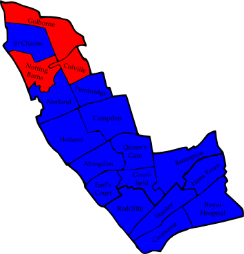 Download Transparent Kensington And Chelsea 2006 Election Map ...