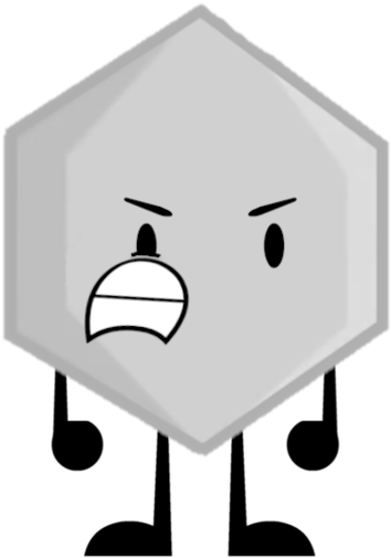 Download Grey Hexagon By Ninjaxxsniper-d7z2zh1 - Bfdi Hexagon - Full ...