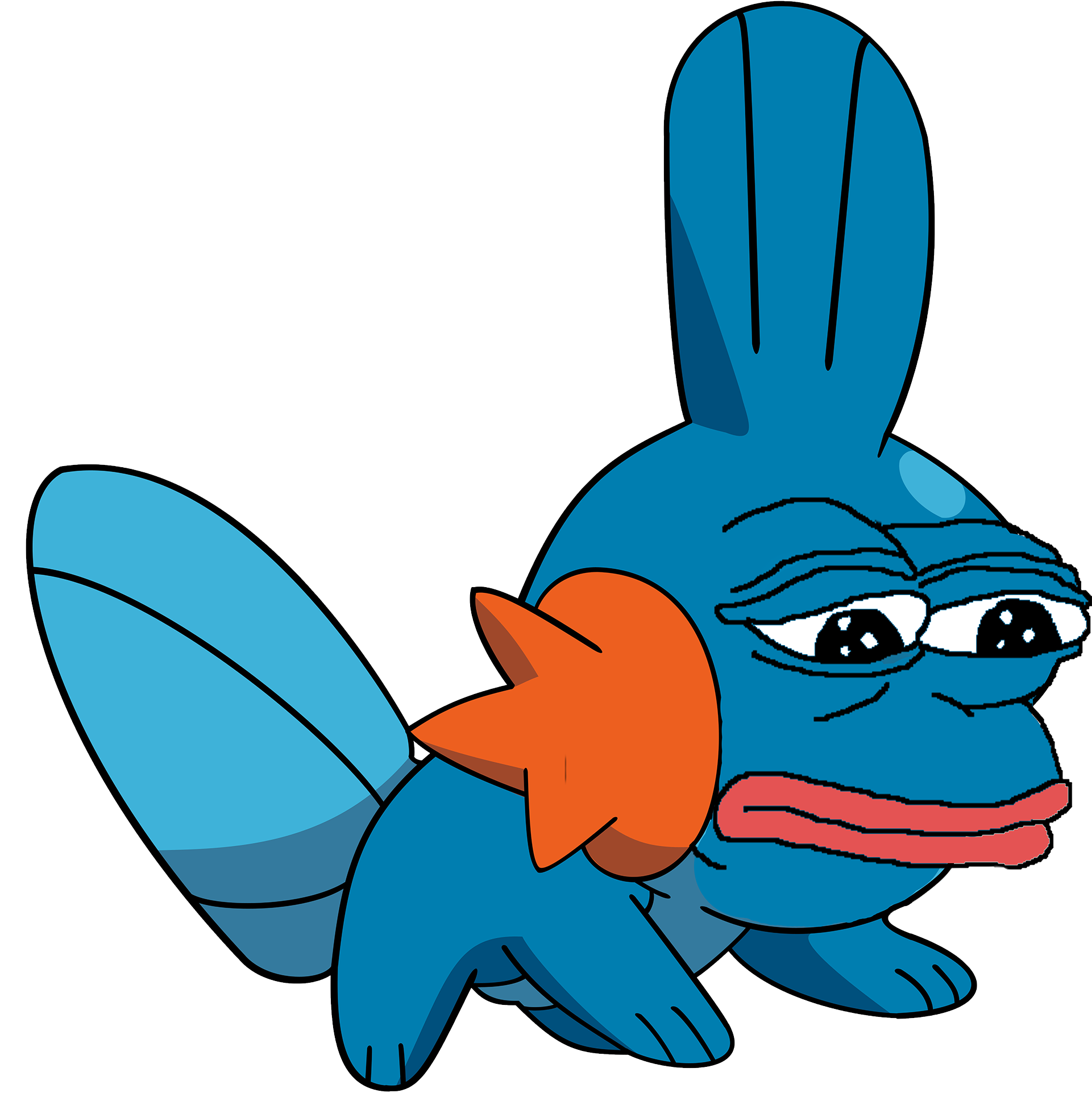 Download Normies - Mudkip Pepe - Full Size PNG Image - PNGkit