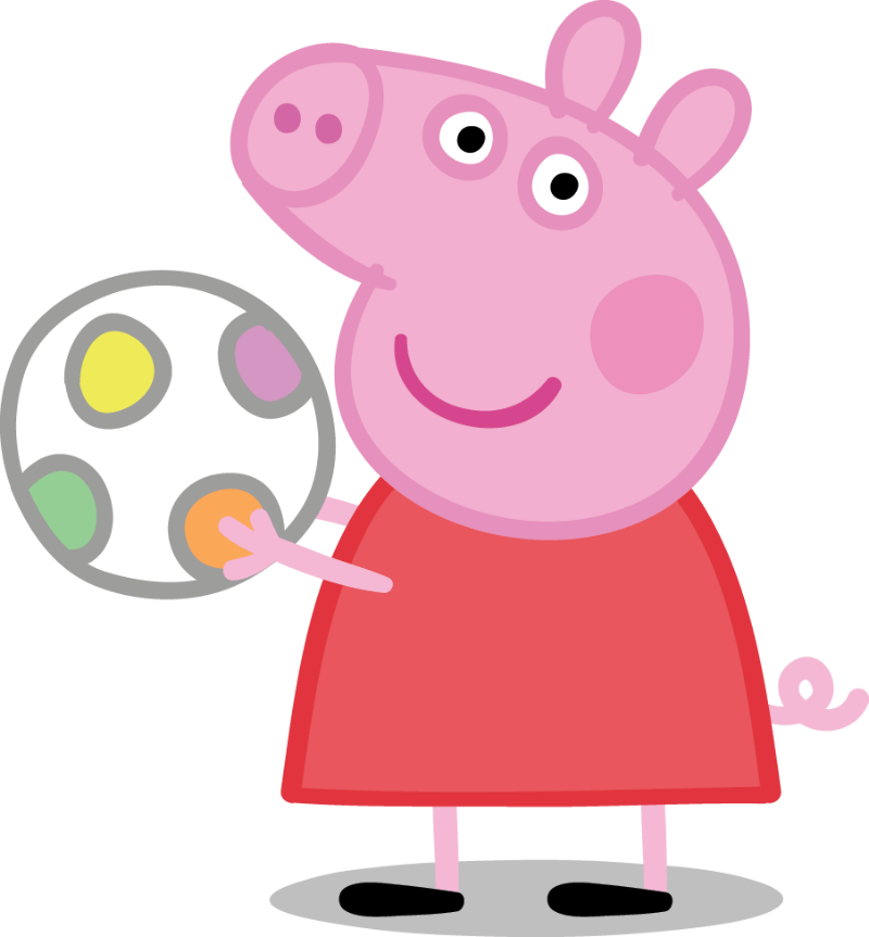 Download Peppa Pig - Peppa Pig Spotty Ball - Full Size PNG Image - PNGkit