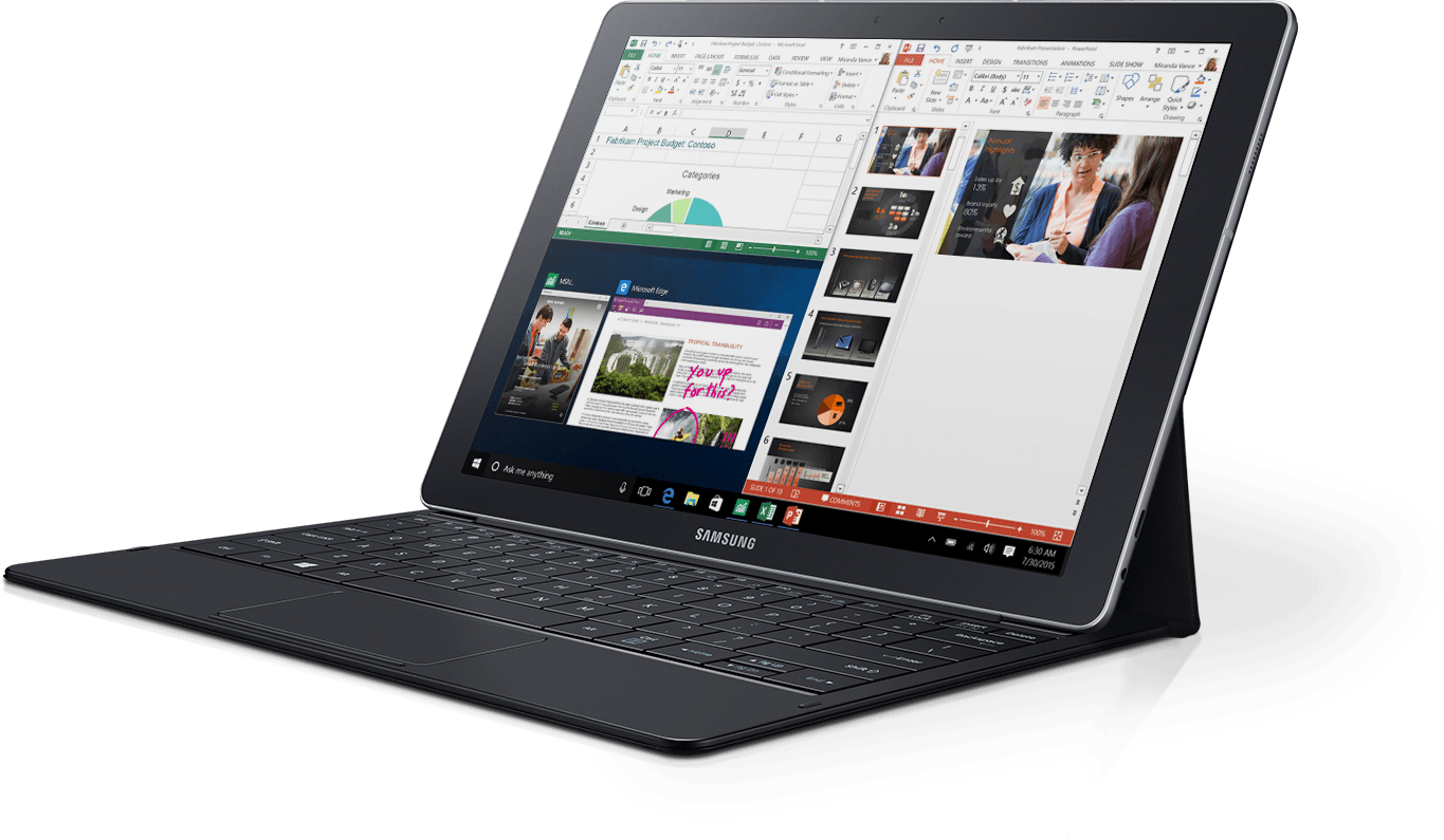 Download Mobility - Galaxy 2 In 1 Tab Pro S Blk - Full Size PNG Image ...