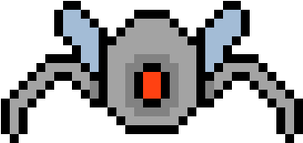 Download Transparent Starfoxx Spaceship - Pixel Art Spaceship Png - PNGkit