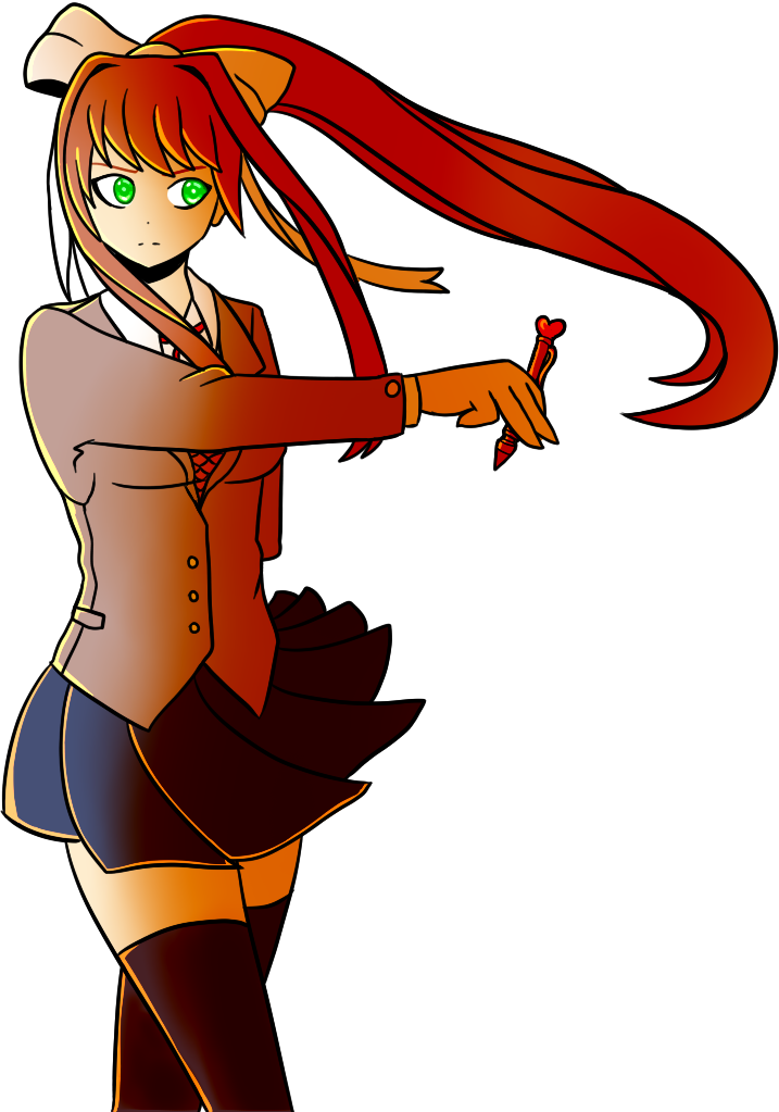 Download Monikaaaa - Cartoon - Full Size PNG Image - PNGkit