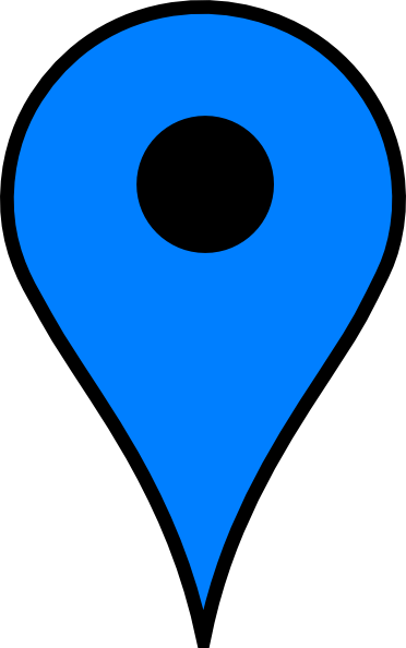 Download Transparent Blue Map Pin - Blue Google Maps Marker - PNGkit