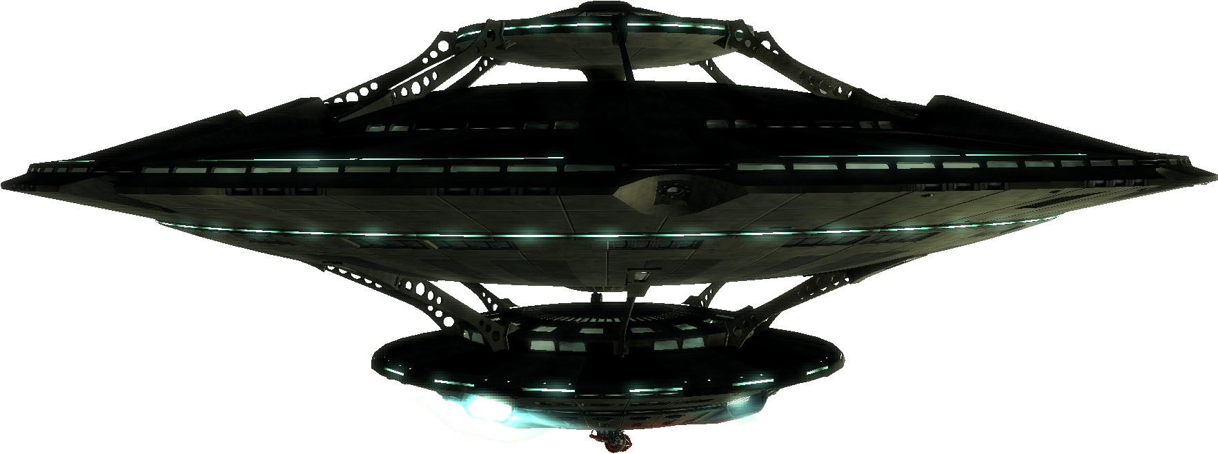 Download Transparent Alien Ship Png - Alien Mothership Transparent - PNGkit