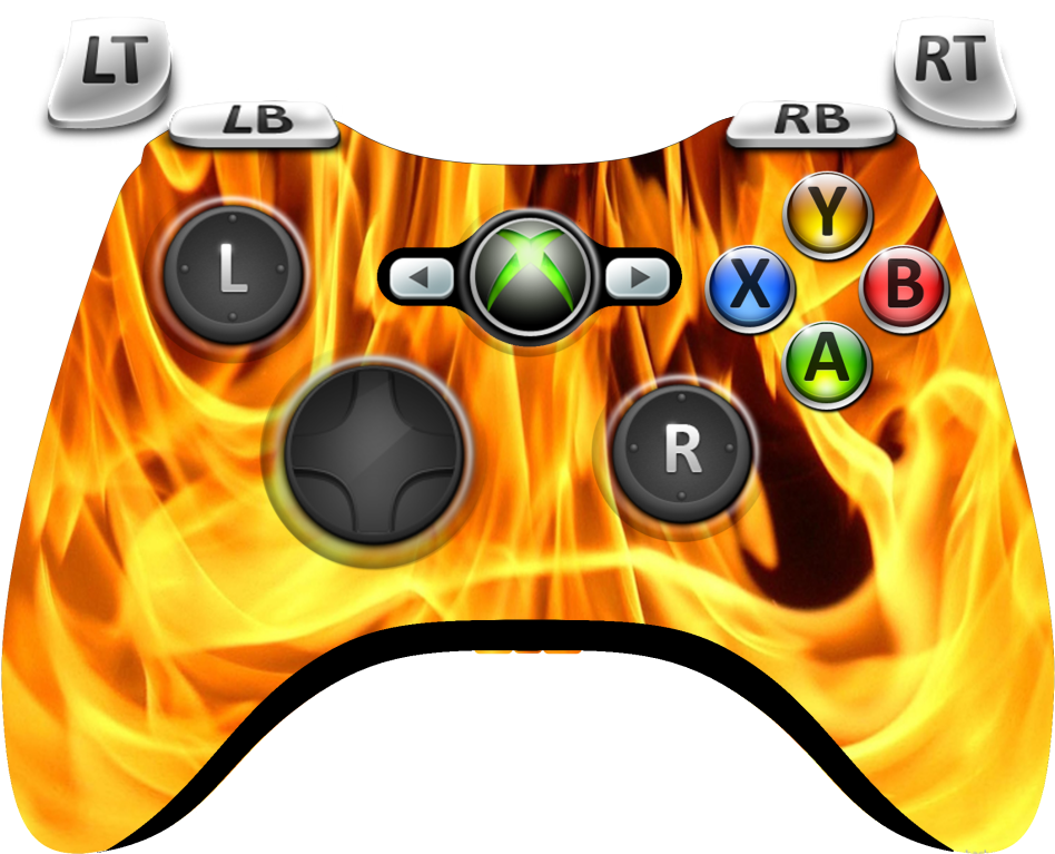 Download Xbox360fire Zpse60ef0a5 - Top Xbox Controller Skins - Full ...
