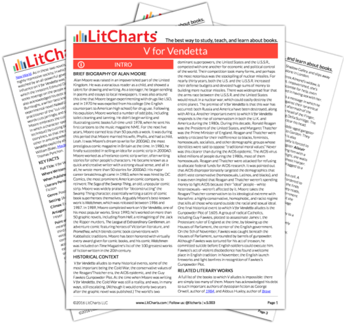 Download The Printed Pdf Version Of The Litchart On V For Vendetta ...