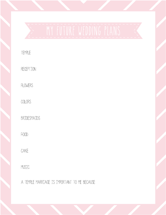 Download My Future Wedding Plans - Temple Time Capsule Printable - Full Size PNG Image - PNGkit