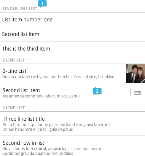 Download Enter Image Description Here - List Item Android Design - Full ...