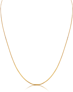 Download Simple Kids Gold Chain - Gold - Full Size PNG Image - PNGkit