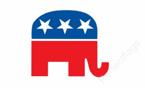 Download Republican Party Flag - Donald Trump Party Symbol - Full Size ...