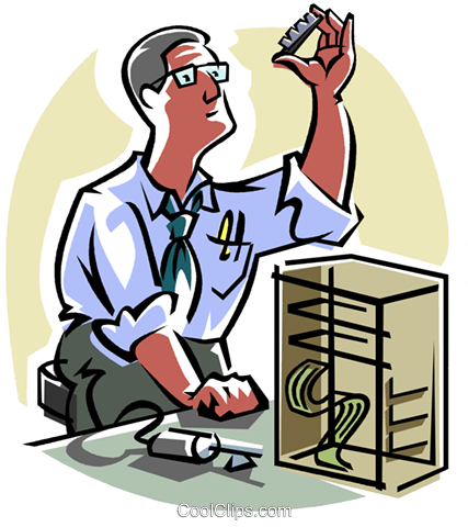 Download Computer Technician Royalty Free Vector Clip Art Illustration ...