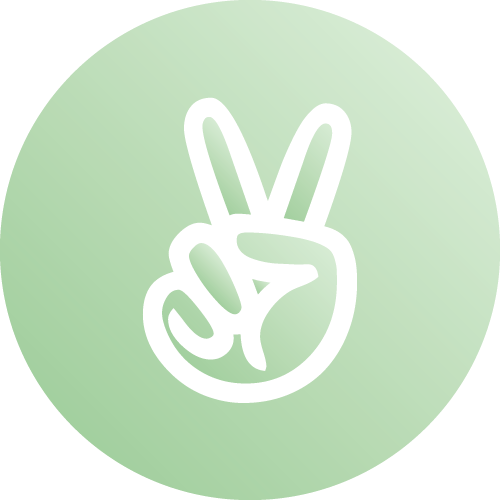 Download Beyond Socialicons Angellist - Animated Peace Sign Hand - Full ...